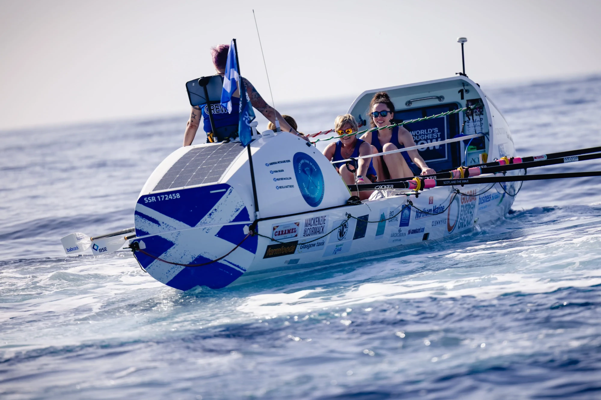 Supporting the first all-female Scots rowing team embarking on a ...